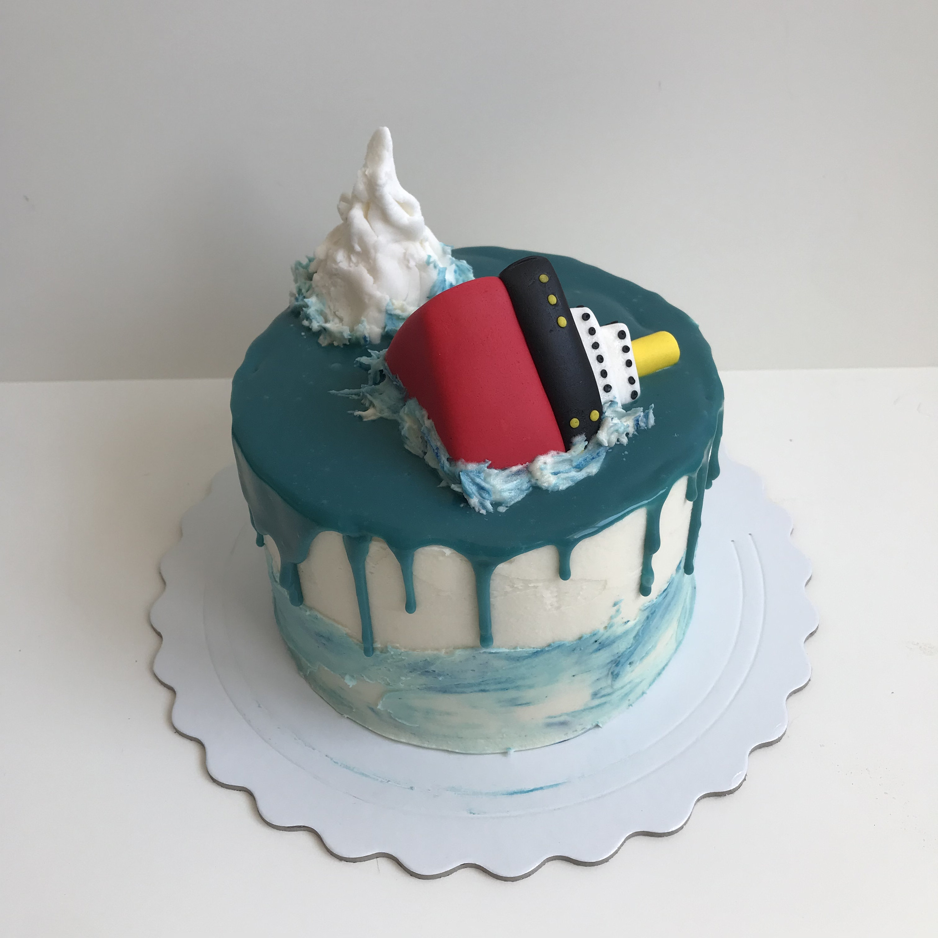 Handmade Titanic Cake Toppers Birthday Bridal Rememberance Anniversary ...