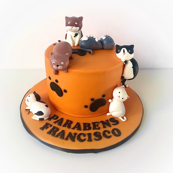 Cat Cake Toppers - Etsy