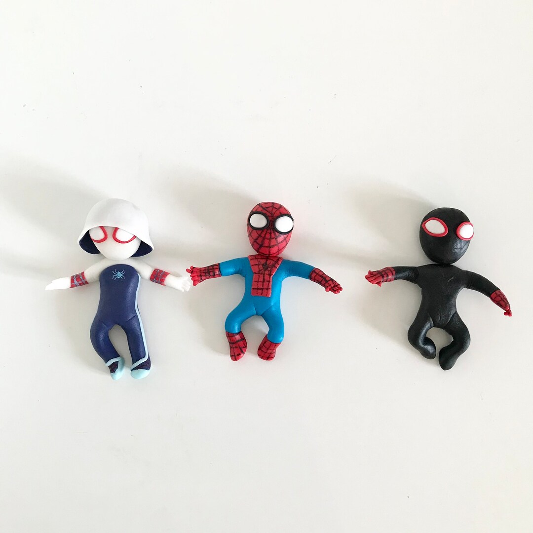 3 Pcs Superhero Cake Toppers Decoration, Superhero Figures,mini Action ...