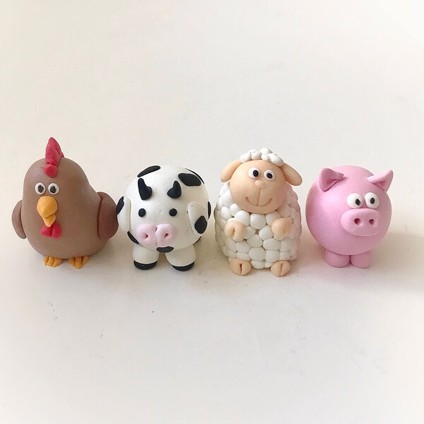 Fondant Farm Animals - Etsy