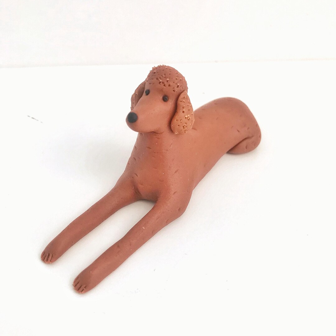 Poodle Dog Cake Topper Handmade Customised Party Animal Birthday Doggie ...