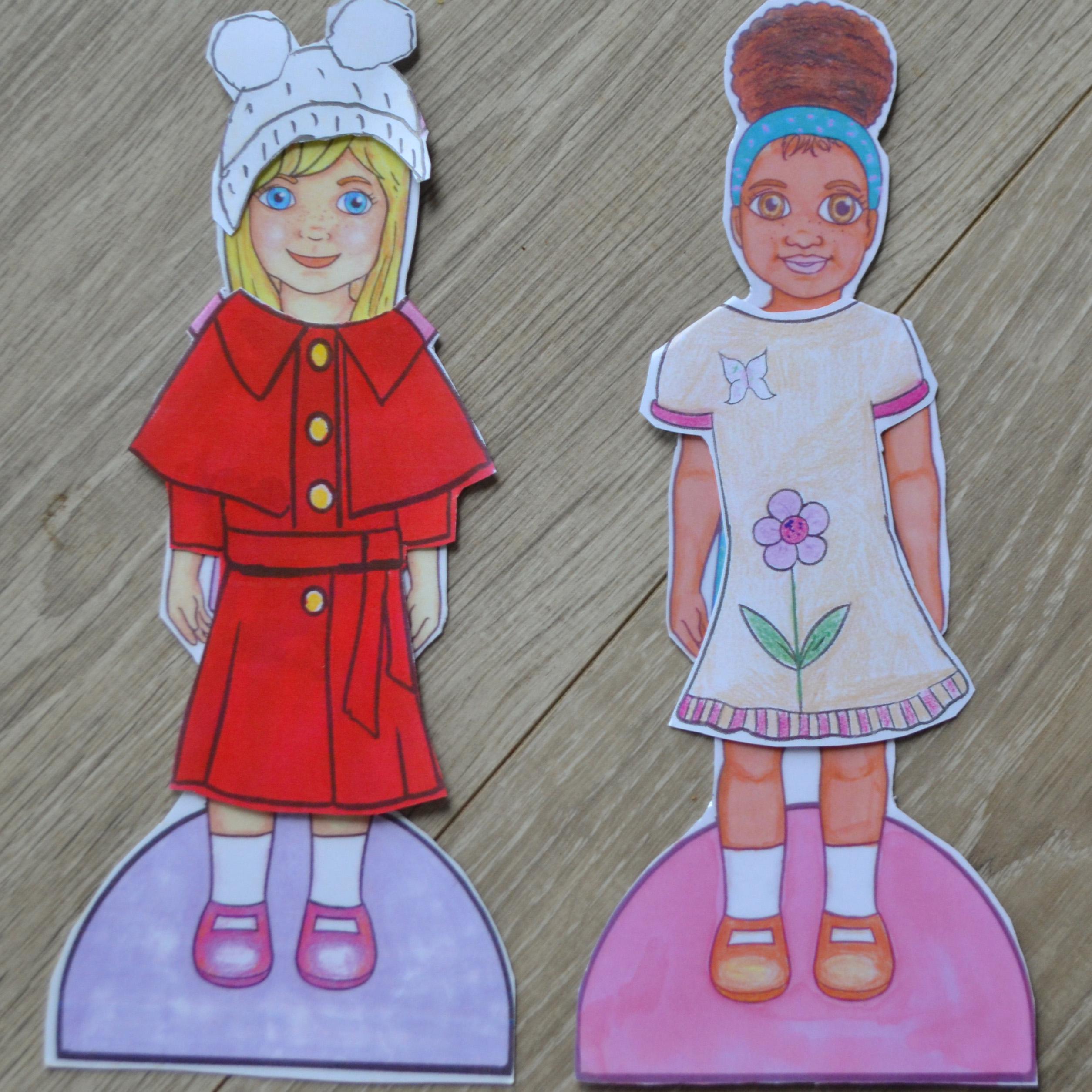 Irish Paper Doll Besties – Printable Coloring Activity (digital ...