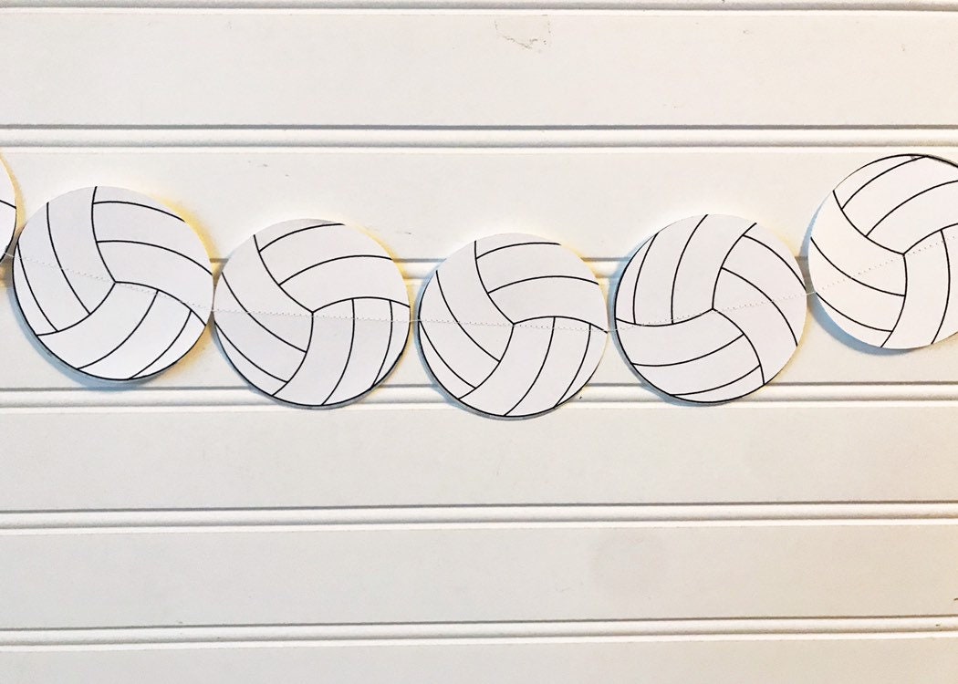 Volleyball party decor volleyball room decor volleyball | Etsy