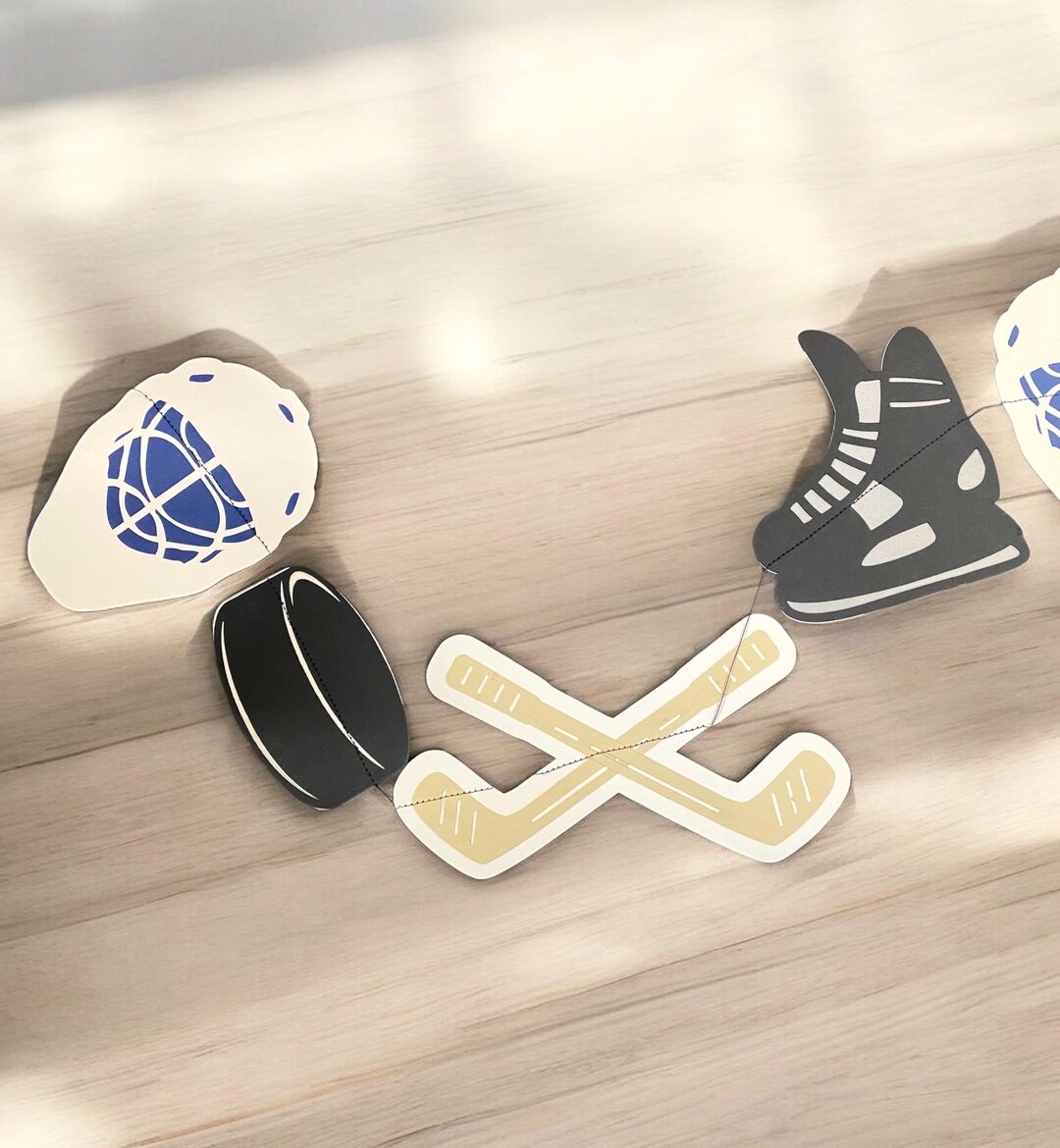 Hockey Party Decor, Hockey Birthday Party, Hockey Banner, Kids Room ...