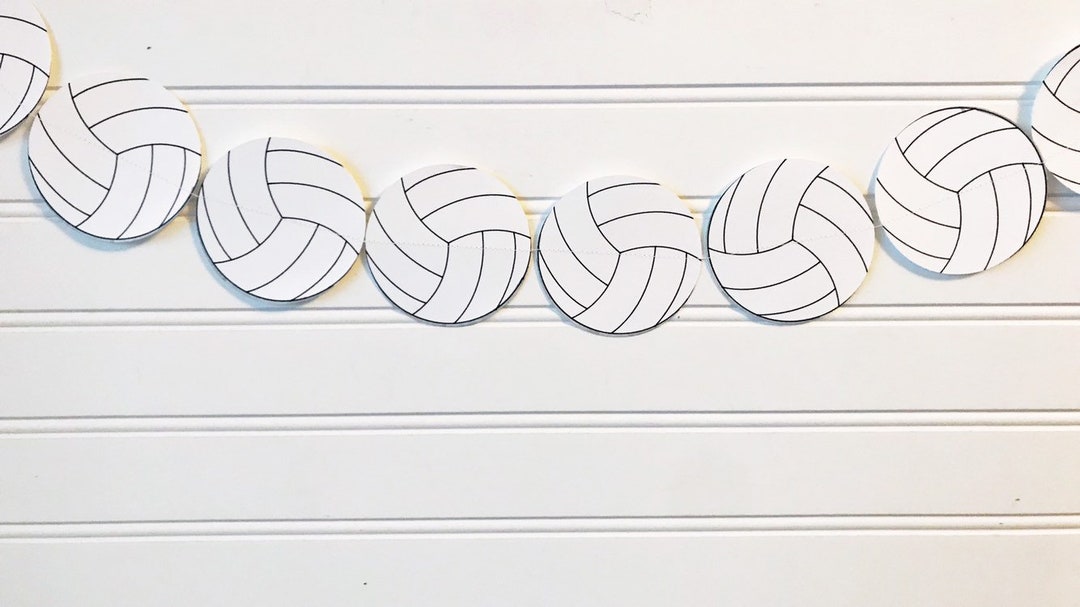 Volleyball Party Decor, Volleyball Room Decor, Volleyball Birthday ...