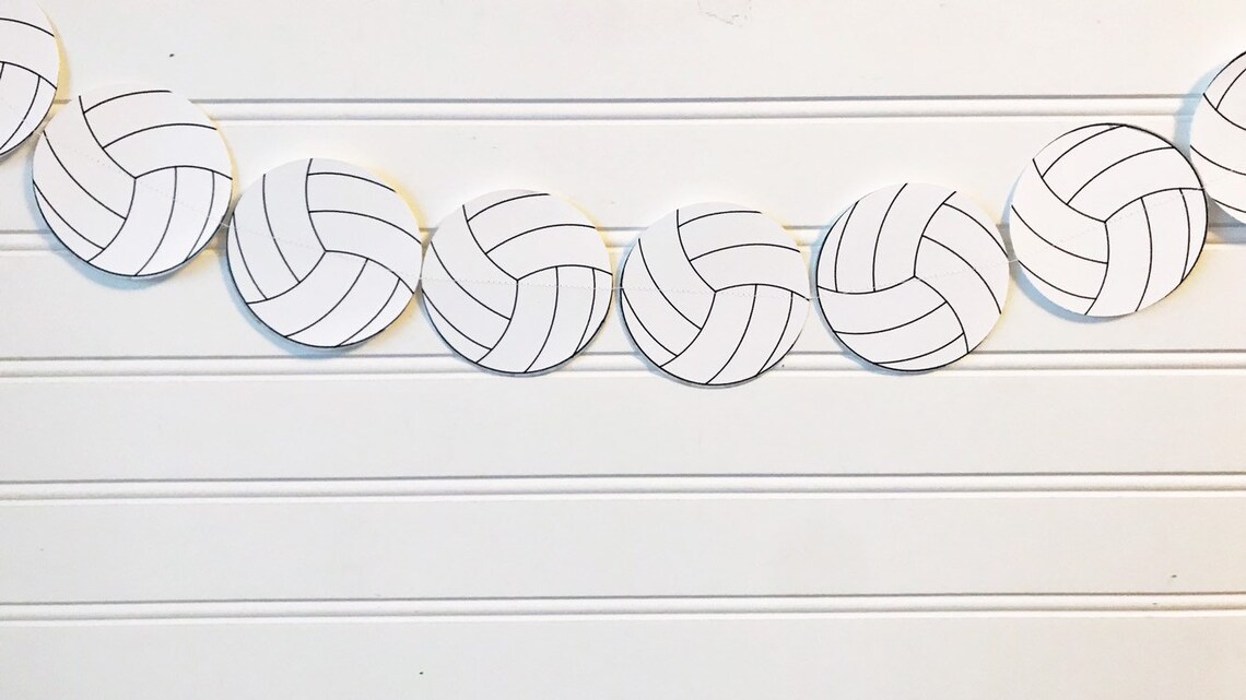 Volleyball party decor volleyball room decor volleyball | Etsy