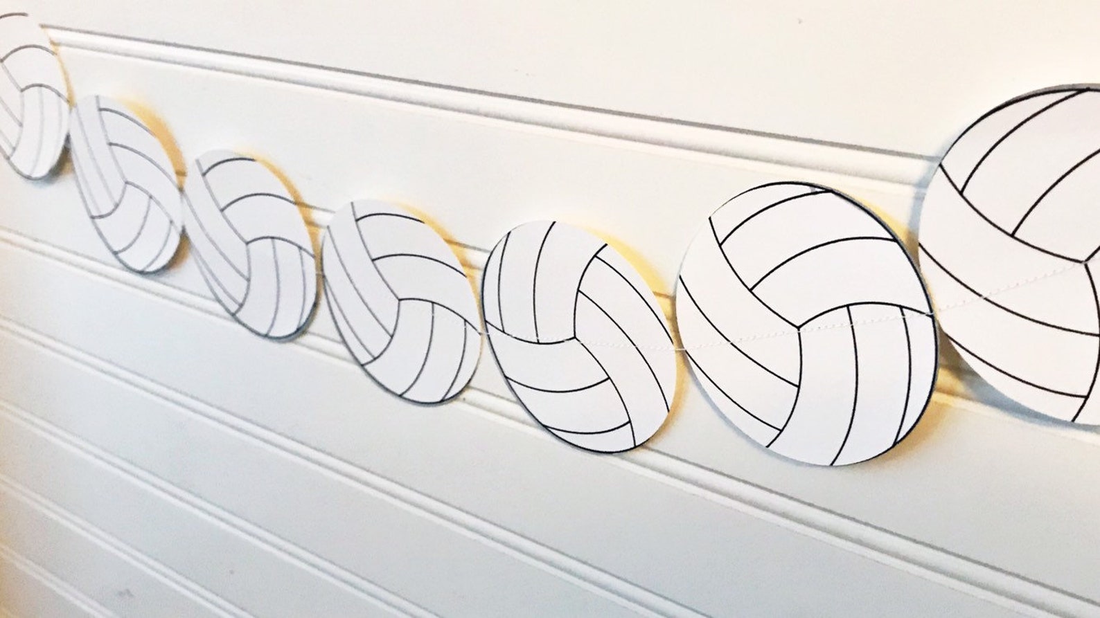 Volleyball party decor volleyball room decor volleyball | Etsy