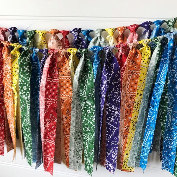 Bandana Banner - Etsy