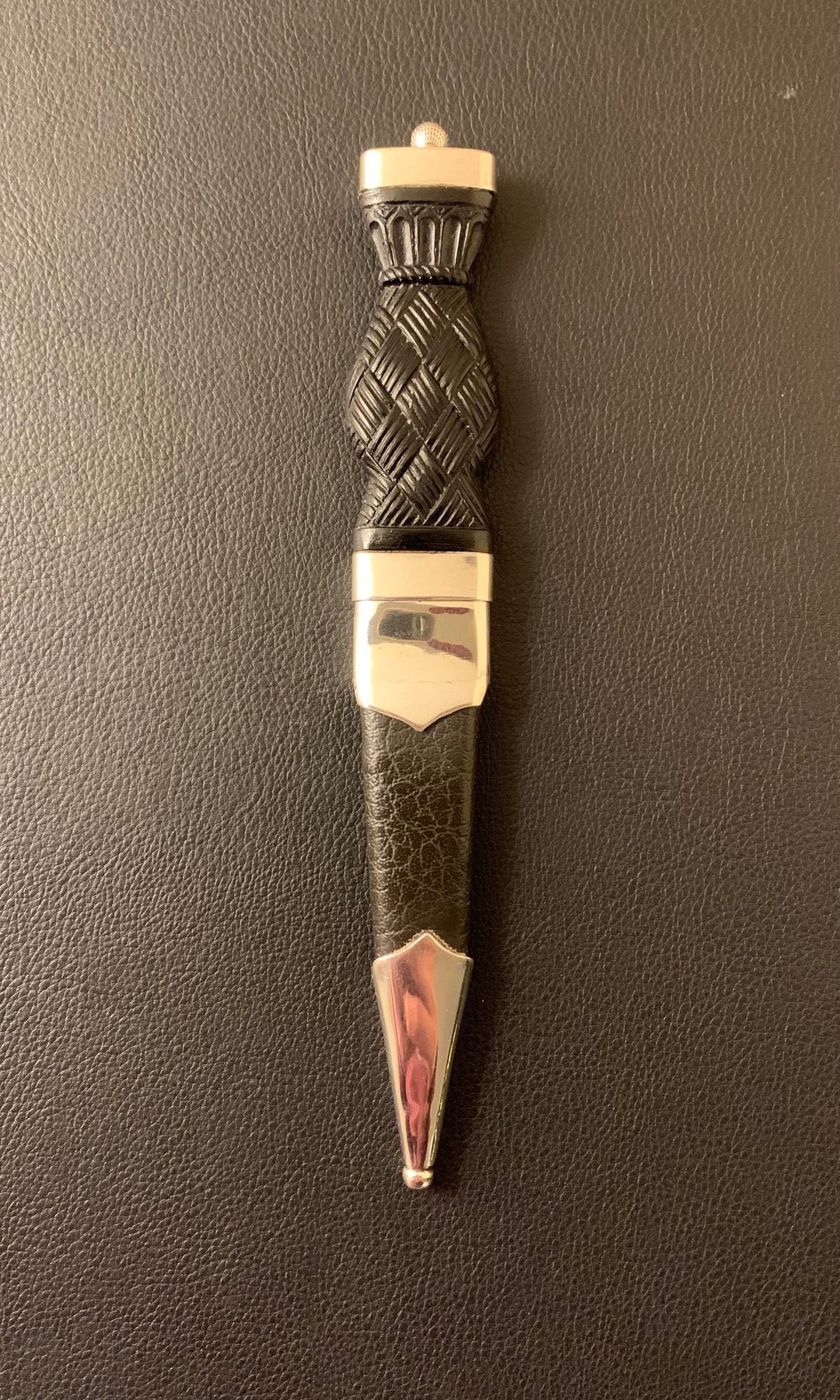 Vintage Sterling Silver Sgian Dubh - Etsy