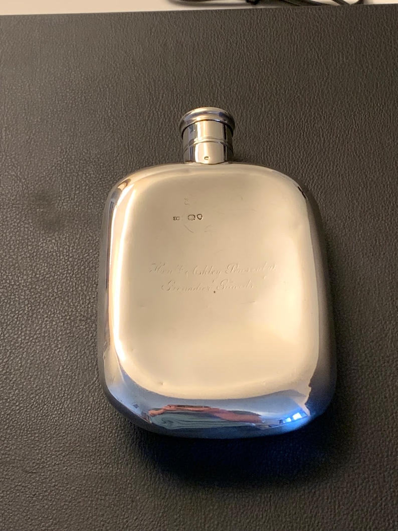 Victorian Silver Campaign Flask - Etsy