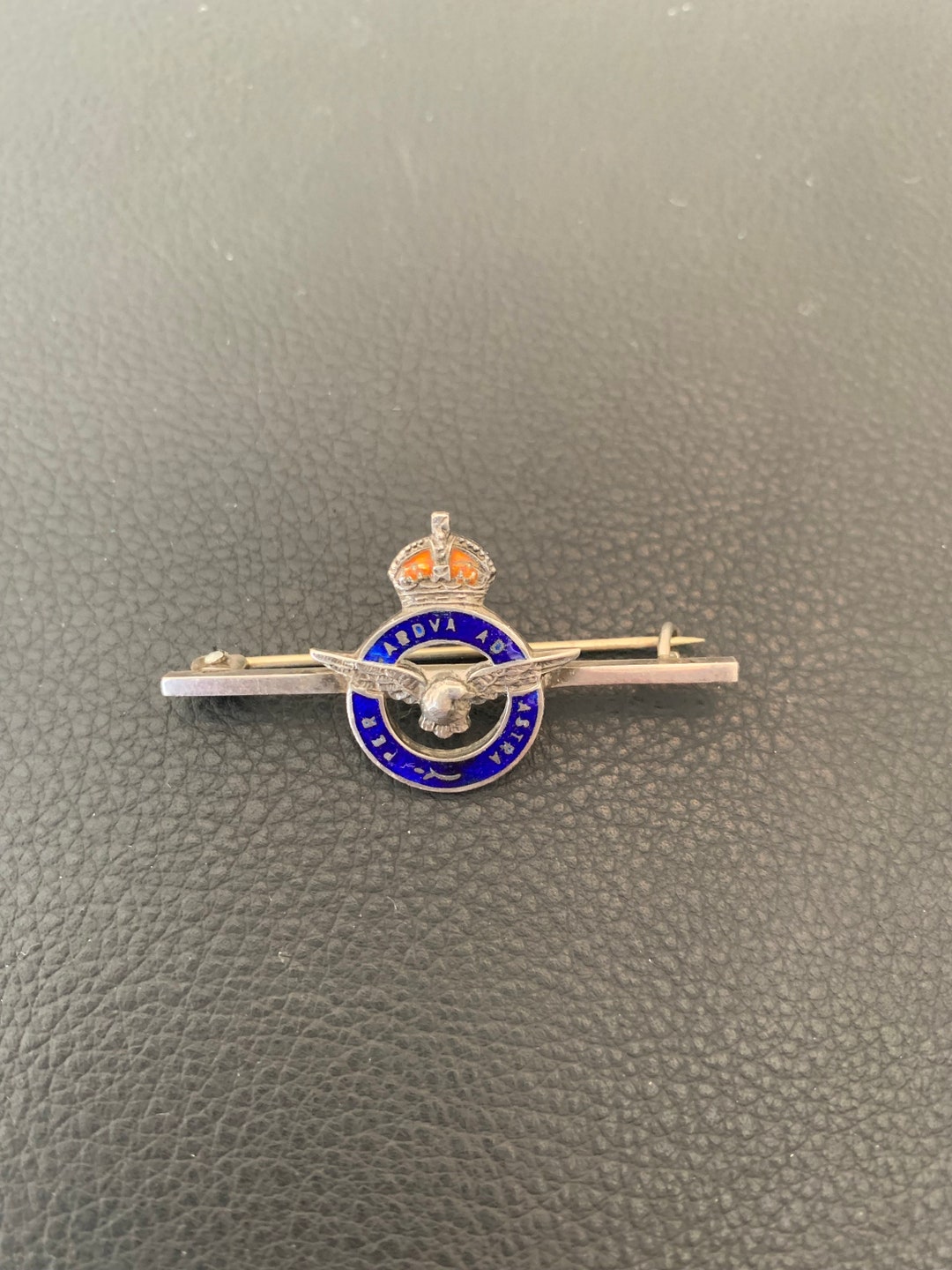 Vintage Silver and Enamel RAF Brooch. - Etsy