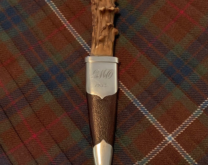 Vintage Silber Montiert Sgian Dhu - Etsy.de