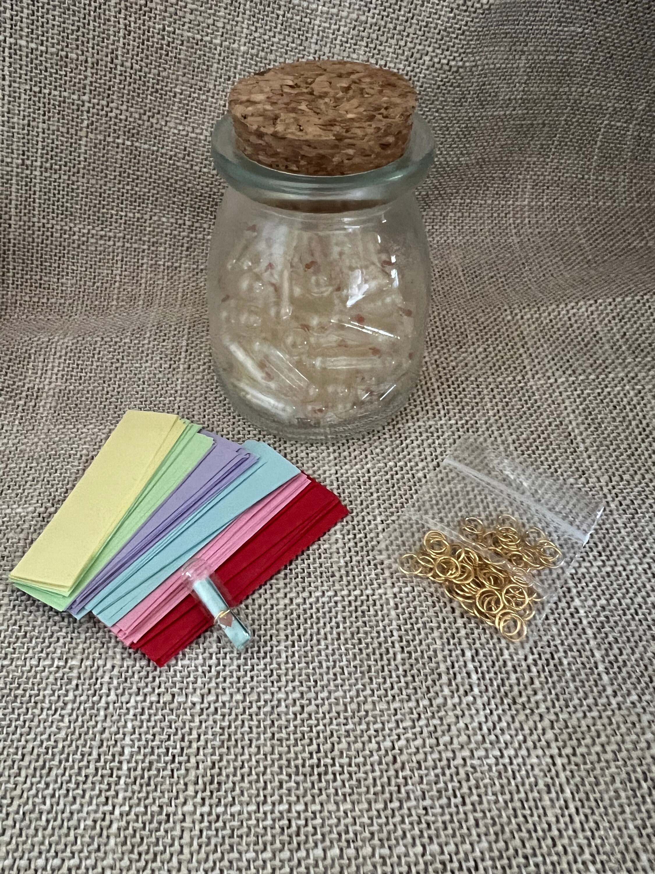 DIY Message Capsules in Glass Jar - Etsy