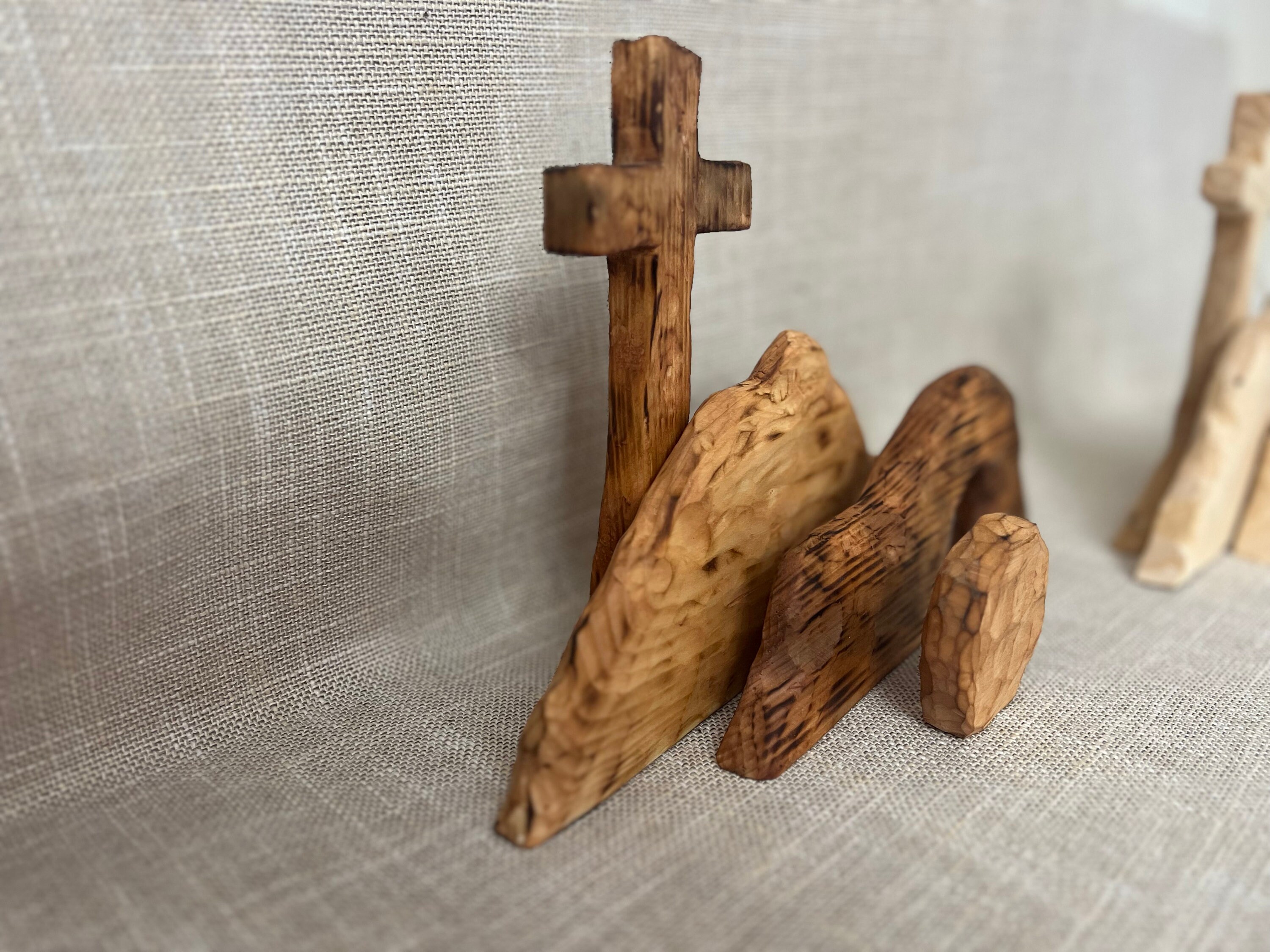 Hand-carved Wooden Empty Tomb Display - Etsy