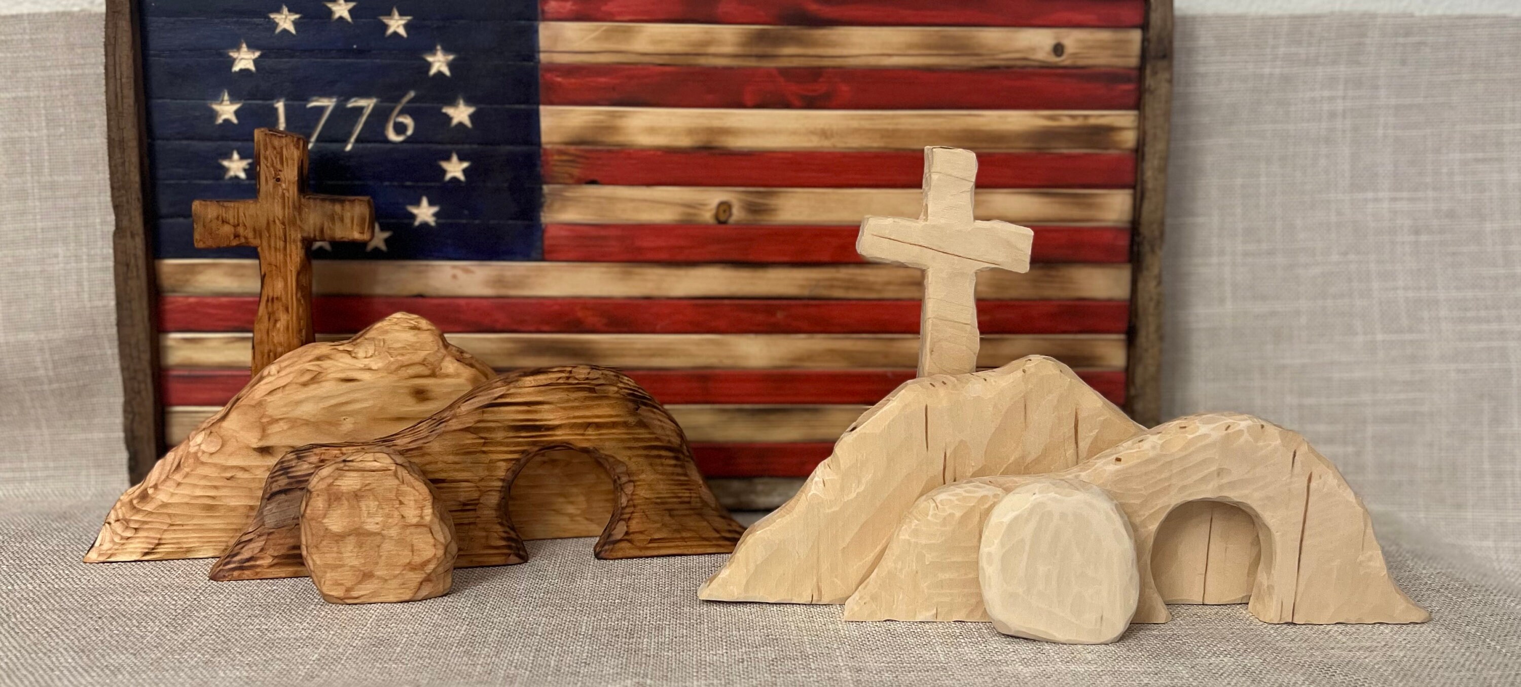 Hand-carved Wooden Empty Tomb Display - Etsy