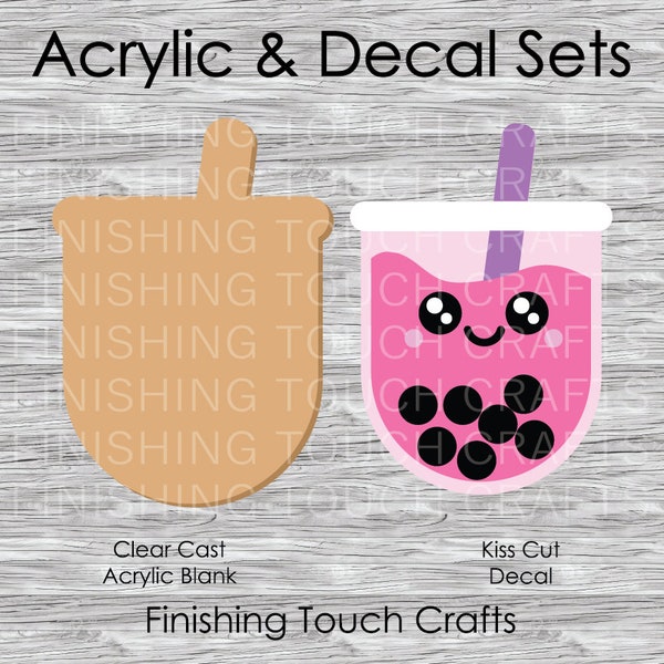 Acrylic Blank and Decal - Etsy