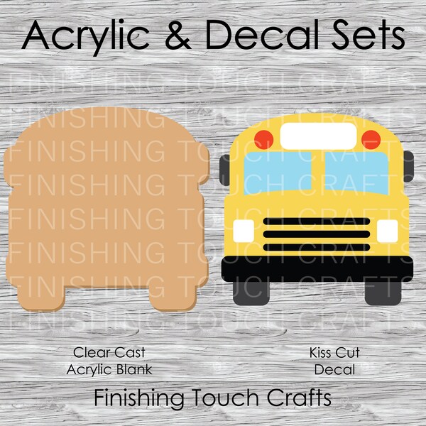 School Bus Decal - Etsy