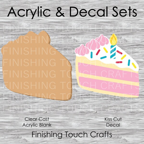 Cake Vinyl Decal - Etsy
