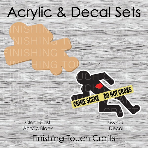 Crime Scene Decal - Etsy