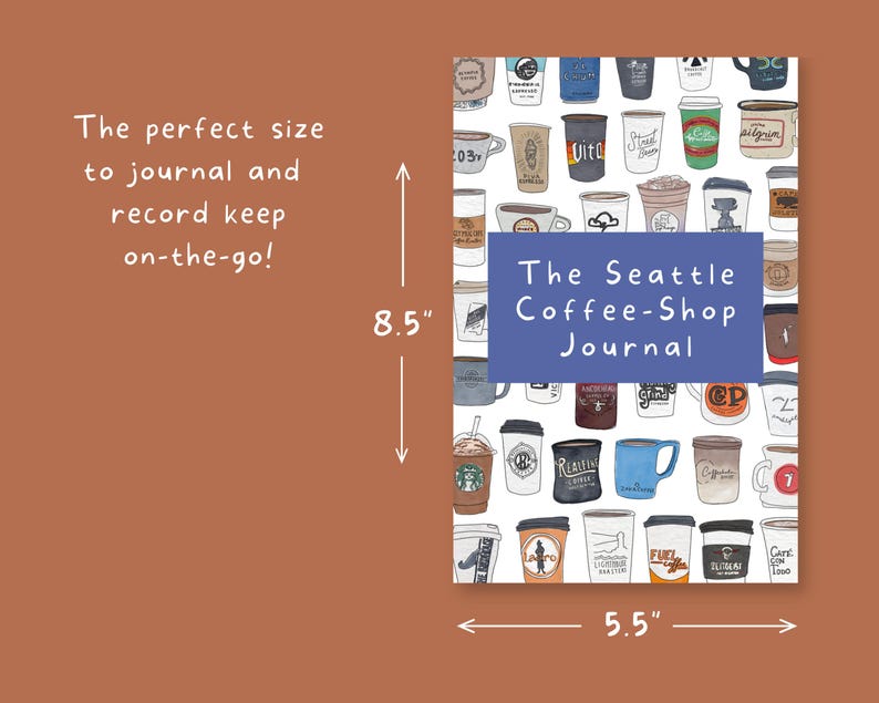 The Seattle Coffee Shop Journal - Etsy