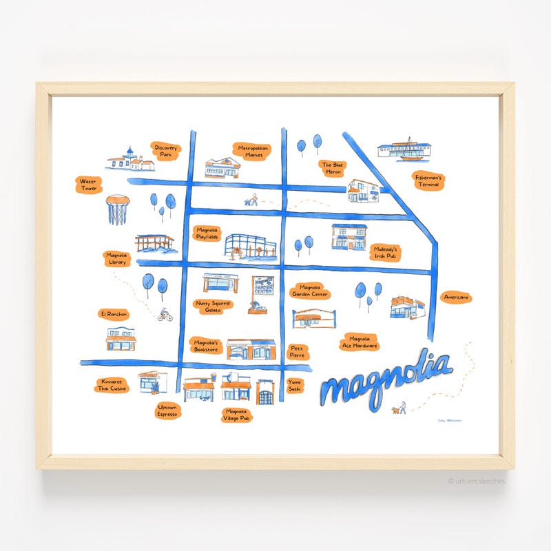 Magnolia Painting - Etsy