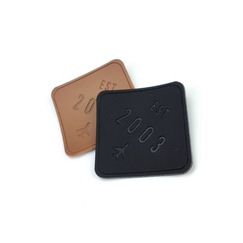 100 Custom Logo Leather Patch for Hat Custom Embossed Leather - Etsy