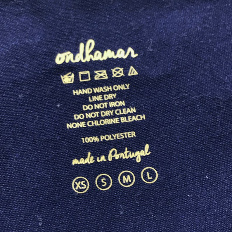 Custom Tagless Heat Transfer Care Labels Printable Heat - Etsy Canada