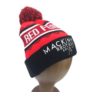 Custom Embroidery Personalized Text Ski Toboggan Knit Cuffed ...