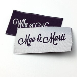 Custom Shoe Insole Labels, Custom Woven Label for Shoes, Damask Shoe ...