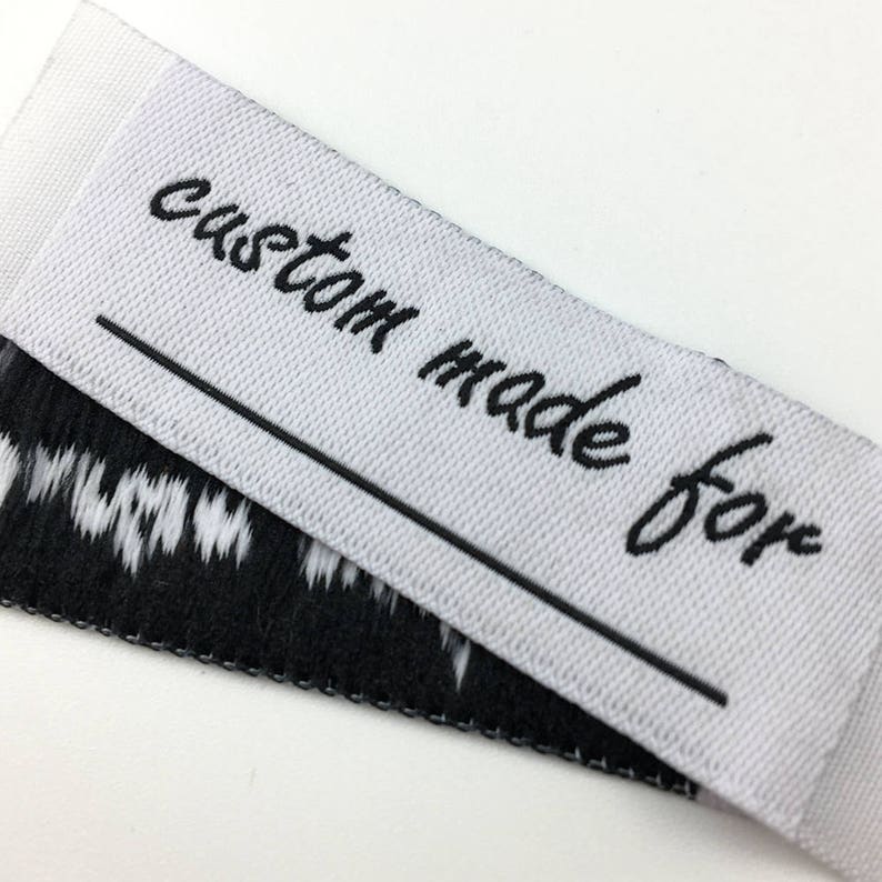 100-1000pcs Custom Woven Labels Woven Clothing Labels Woven - Etsy