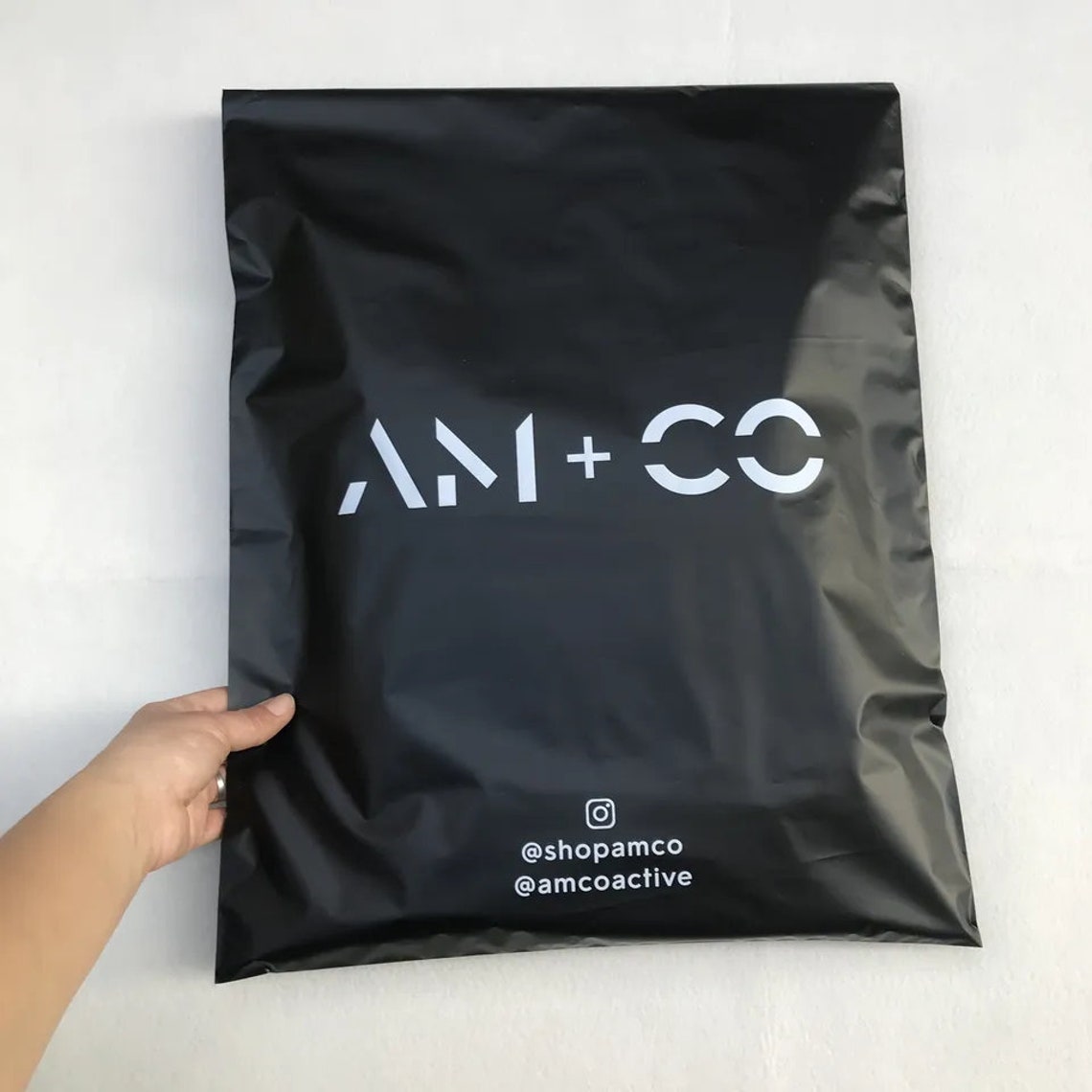 50-1000pcs Matte Black Custom Poly Mailers Adhesive Self Sealing ...