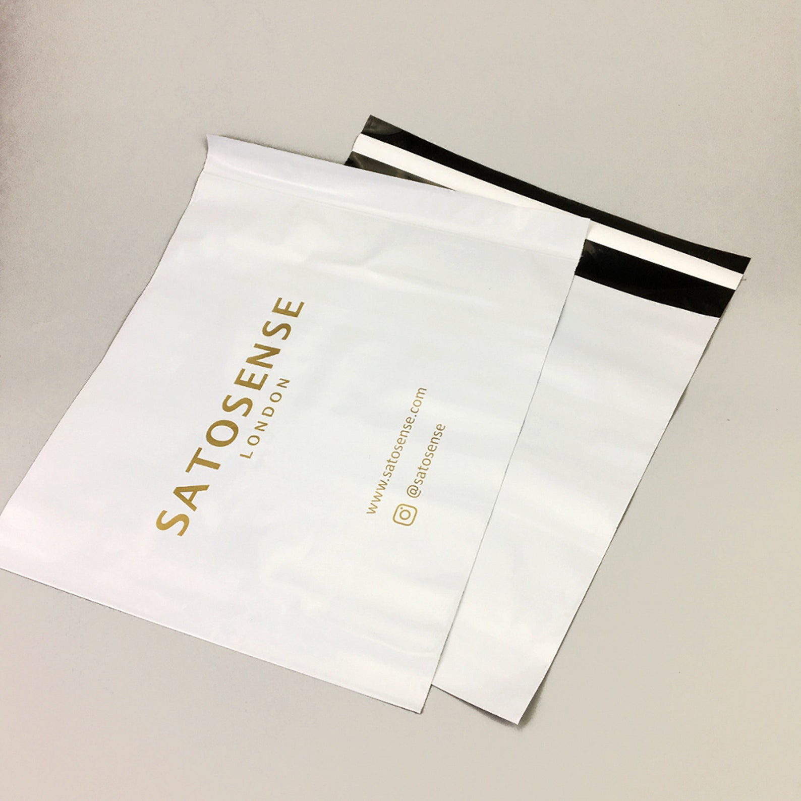 Custom black poly mailer bags custom clothing packaging bags | Etsy