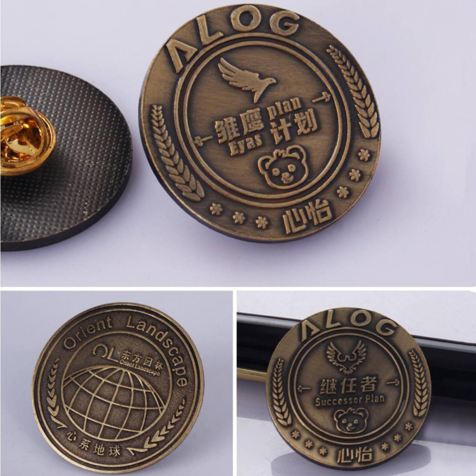 Custom Enamel Badges Custom Designer Handbag Metal Tags - Etsy