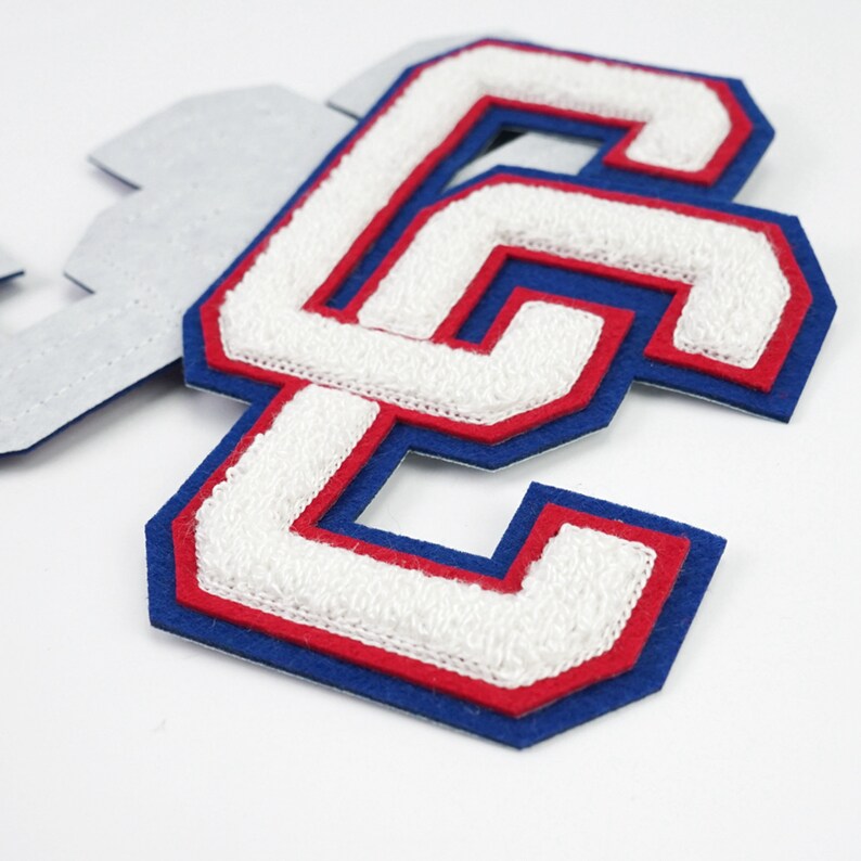 Chenille Letters Patches Chenille Varsity Letters Cheap | Etsy