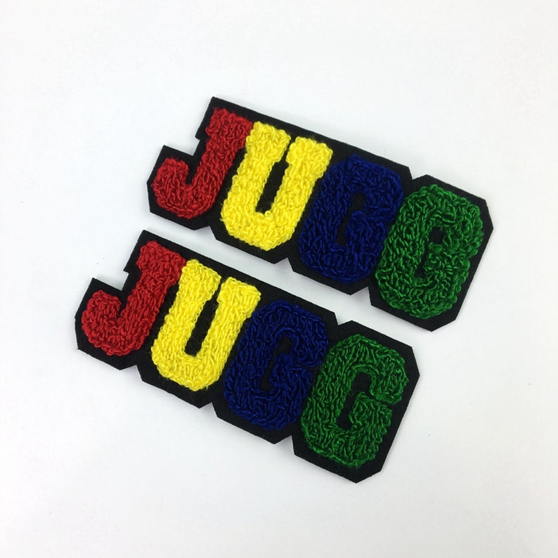 High quality chenille patches DIY Embroidery Embroidered | Etsy