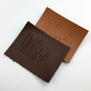 Custom Fake Leather Label, Fake Leather Patches, Fake Embossed Leather ...