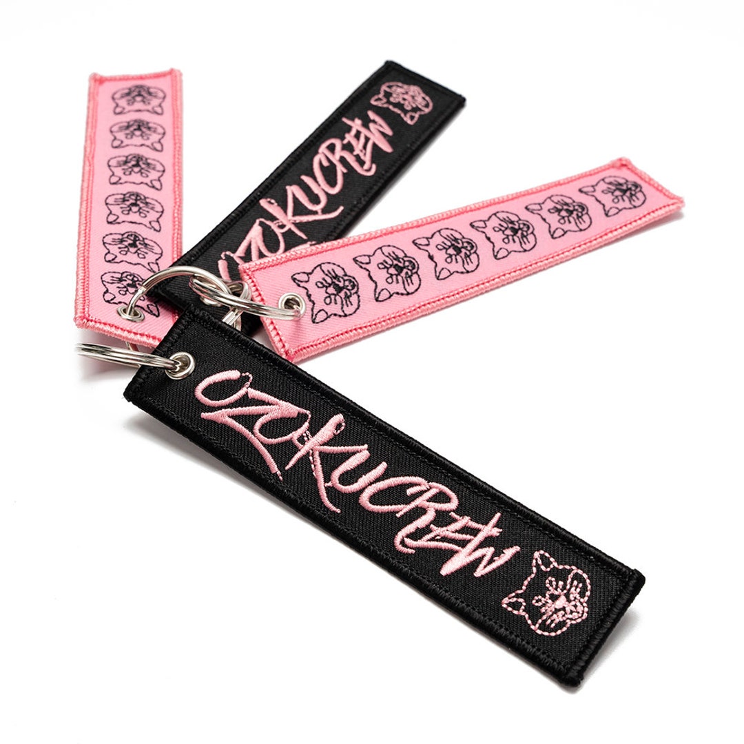 Custom Embroidery Keychain Custom Key Tag Custom Keychain | Sports Team ...