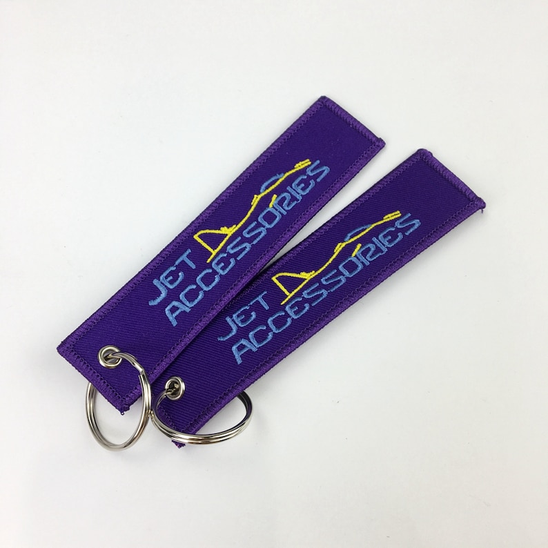 200 Custom Keychain Jet Tag Remove Before Flight Embroidered - Etsy