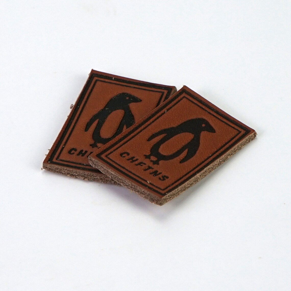 High Quality Hot Stamping Custom Logo Embossed Real Leather | Etsy