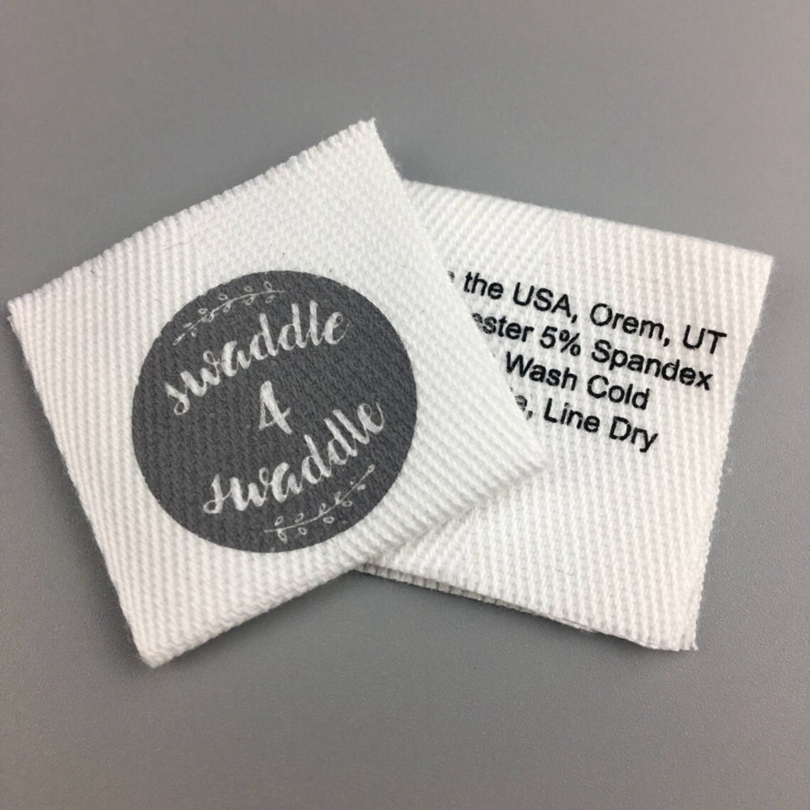 Custom Cotton Labels Organic Cotton Labels Cotton Printed - Etsy