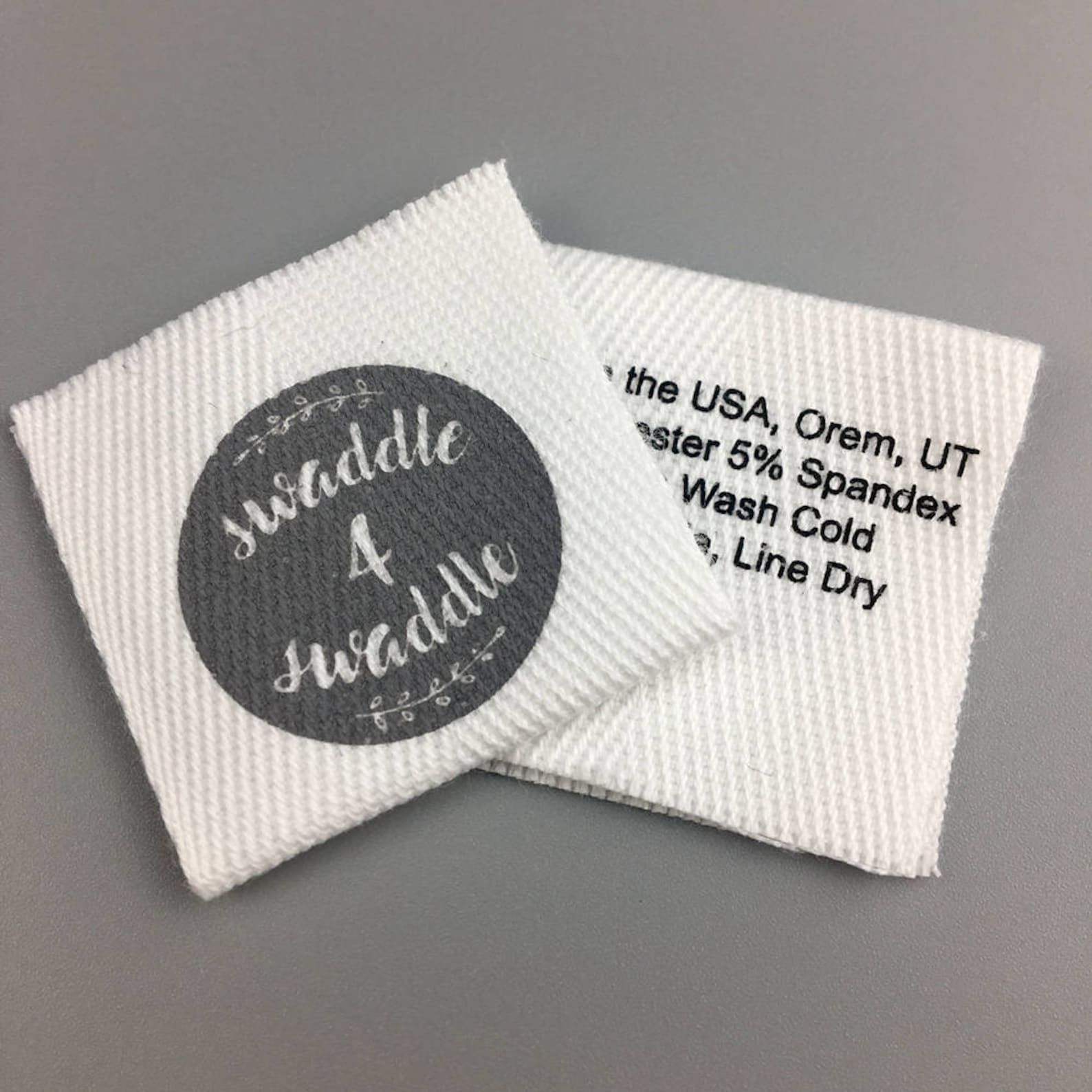 Custom Cotton Labels Organic Cotton Labels Cotton Printed - Etsy