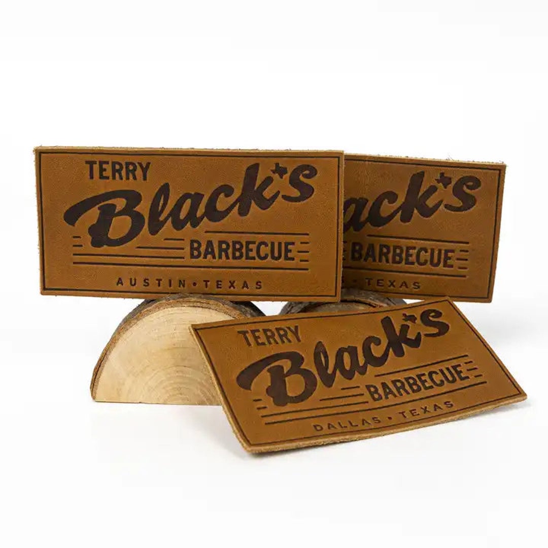 50 Custom Personalized Leather Patches With Logo, Text, or Initials ...