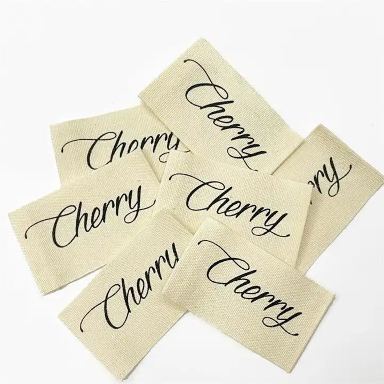 500custom Natural Cotton Labels, Sewing Label,cotton Printed Labels ...