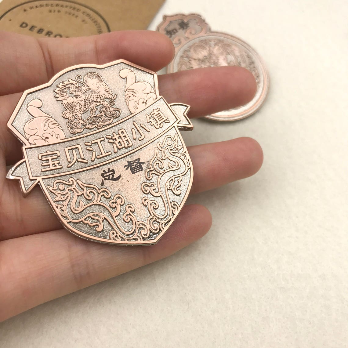 Custom Enamel Badges Custom Designer Handbag Metal Tags - Etsy