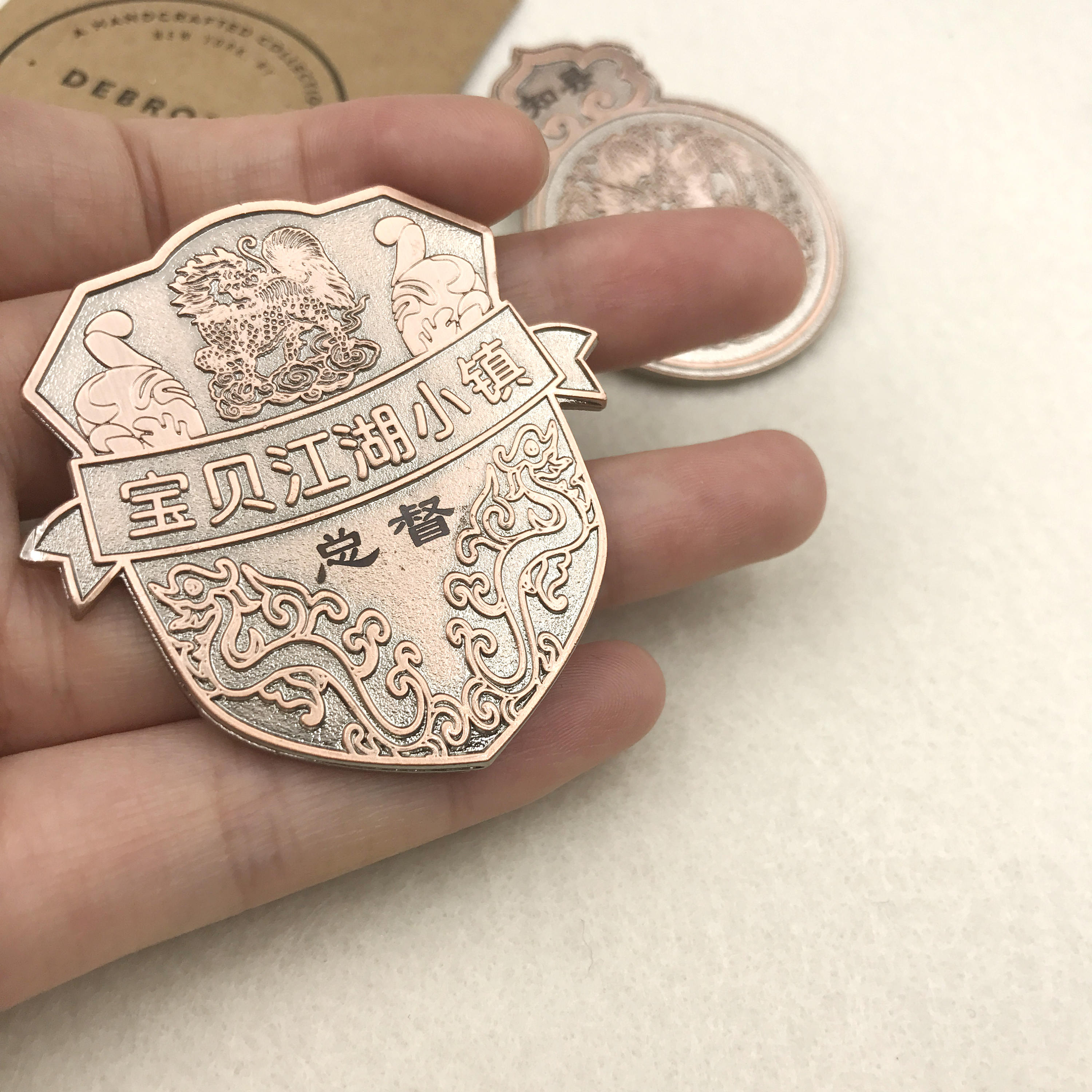 Custom Enamel Badges Custom Designer Handbag Metal Tags - Etsy