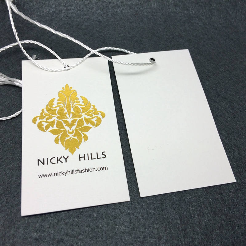 Custom Texture Paper Hang Tags for Clothing Gold Foil Texture - Etsy