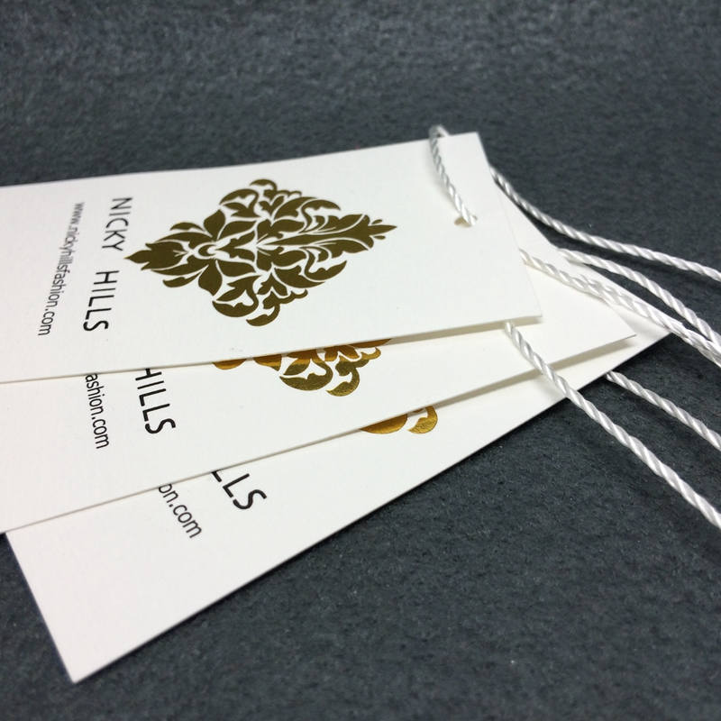 Custom Texture Paper Hang Tags for Clothing Gold Foil Texture - Etsy