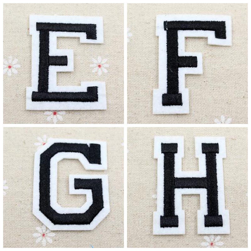 Wholesale Letter Patches Embroidered Letter Patches Iron on - Etsy