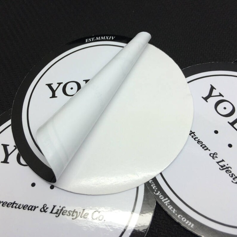 Custom round stickers custom round sticker labels paper | Etsy