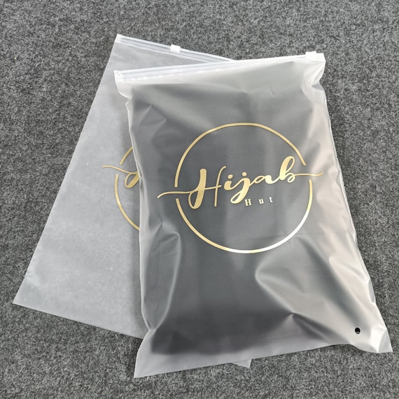 Custom Frosted Zip Seal Ziplock Plastic Bags For Clothing Etsy